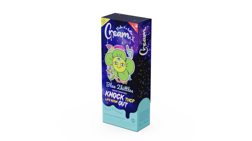 Cream Knock Out THCP Live Resin Disposable Rechargeable Vape - The Hemp ...