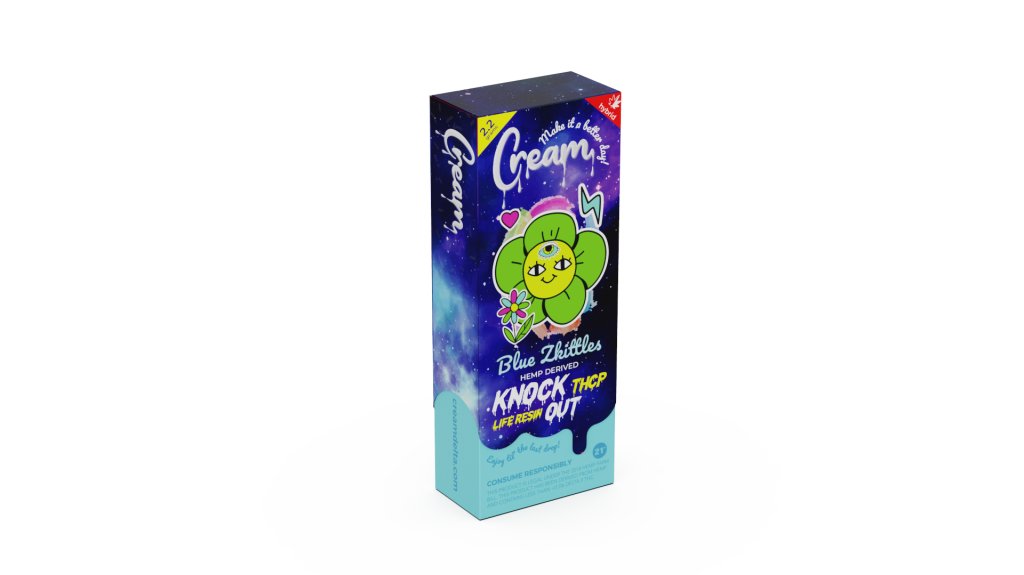 Cream Knock Out THCP Live Resin Disposable Rechargeable Vape - The Hemp ...