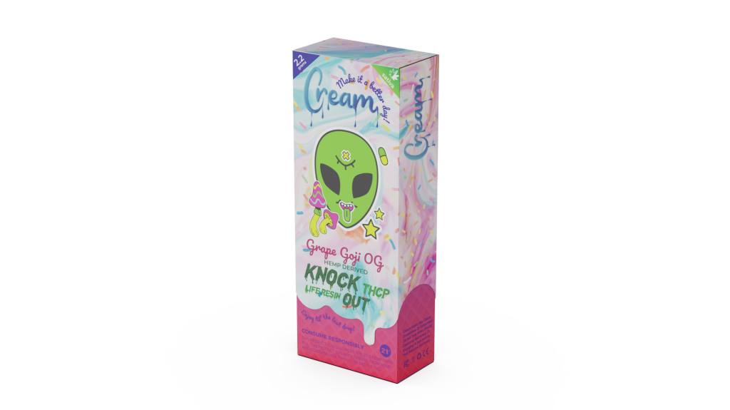 Cream Knock Out THCP Live Resin Disposable Rechargeable Vape - The Hemp ...