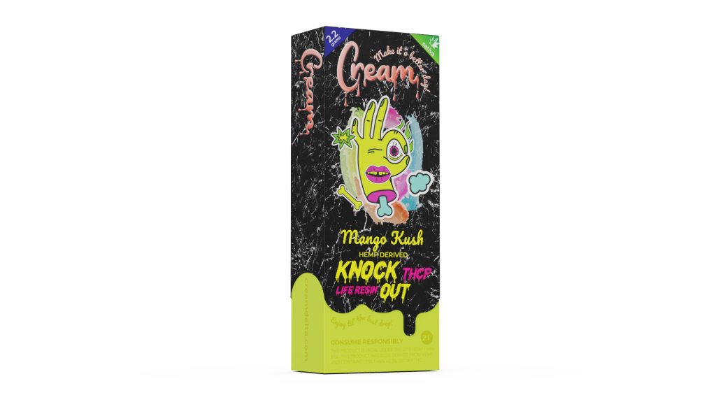 Cream Knock Out THCP Live Resin Disposable Rechargeable Vape - The Hemp ...