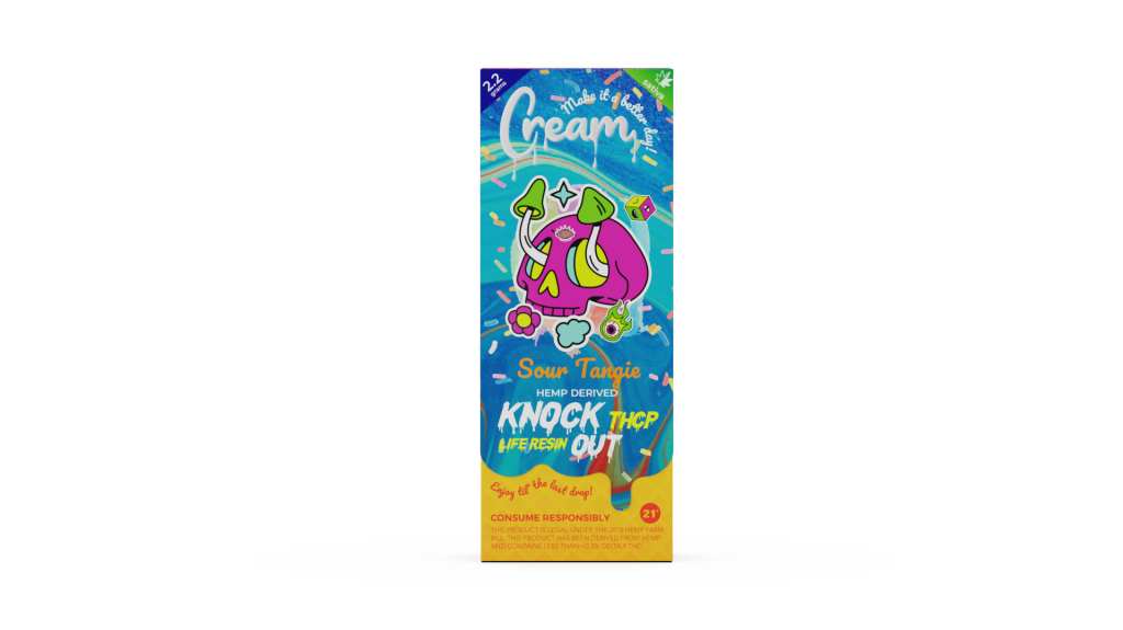 Cream Knock Out THCP Live Resin Disposable Rechargeable Vape - The Hemp ...